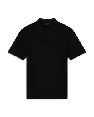Emporio Armani Jacquard Jersey Polo Shirt