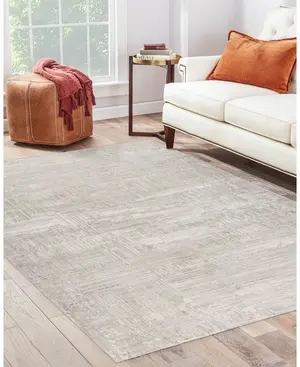 MINK HOME Alloy All343 Area Rug, 5' X 8 - Ivory