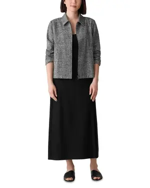 Eileen Fisher Classic Collar Zip Jacket