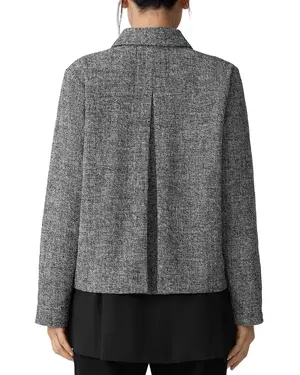 Eileen Fisher Classic Collar Zip Jacket