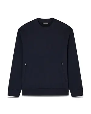 Emporio Armani Travel Essentials Sweatshirt - Solid Blue