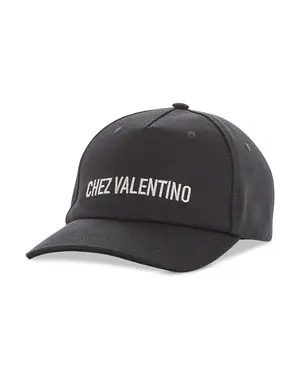 Valentino Garavani Valentino Garavani Chez Valentino Baseball Cap Black/ivory