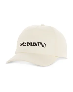 Valentino Garavani Valentino Garavani Chez Valentino Baseball Cap Ivory/black