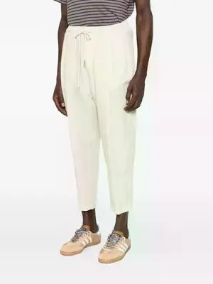 YES LONDON Pleated Drawstring Trousers