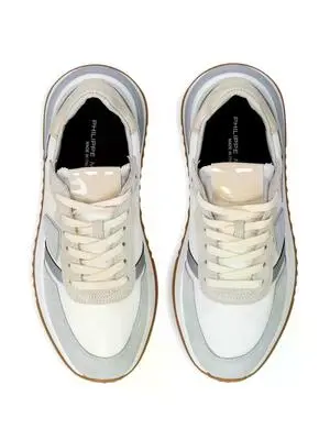 Philippe Model Tropez 2.1 Suede Panelled Sneakers - Grey