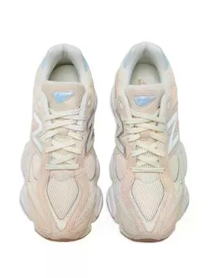 NEW BALANCE 9060 Mesh Suede Sneakers - Neutrals