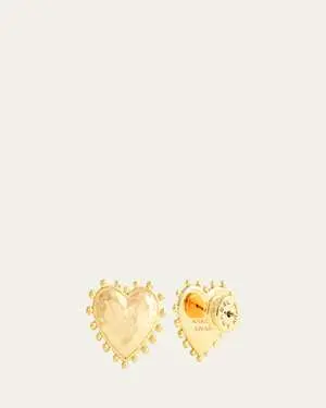 ANABEL ARAM JEWELRY Heart Stud Earrings