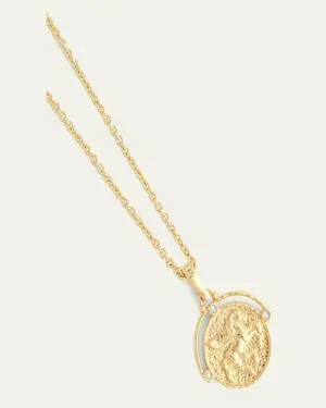 ANABEL ARAM JEWELRY Pegasus Coin Pendant Necklace