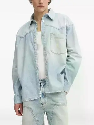 WON HUNDRED Zayne Western-pocket Denim Shirt