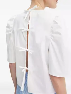 IVY OAK Puff-sleeves Blouse - White