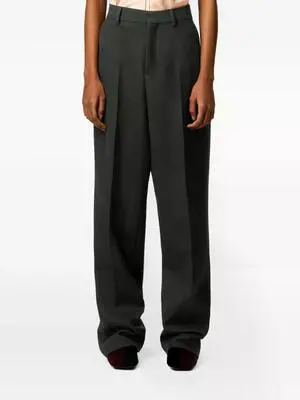 AMI Paris Wool Large-fit Trousers