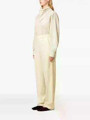 AMI Paris Wool Large-fit Trousers