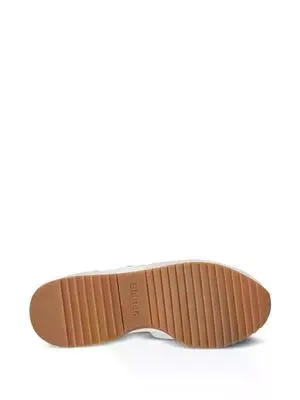 BLAUER. Leather And Suede Panel Sneakers
