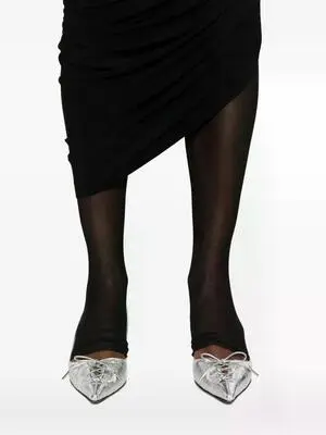 Norma Kamali Draped Long-sleeved Midi Dress
