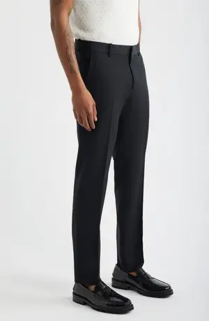 OPEN EDIT Slim Fit Suit Trousers - Black