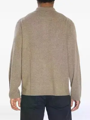 LISA YANG Emil Cashmere Polo Shirt - Neutrals