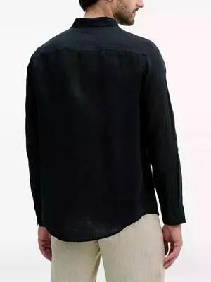 Armani Exchange Long-sleeve Linen Shirt