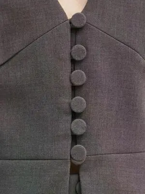 Bardot Halterneck Button Top