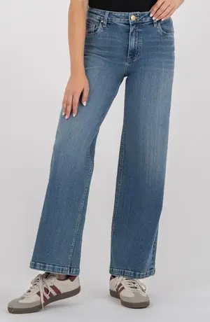 Kut From The Kloth The Jean Wide Leg Jeans - Sharper
