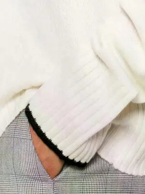 Pinko High-neck Wool-cashmere Blend Sweater