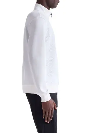 Bugatchi Soft Touch Quarter-zip Pullover
