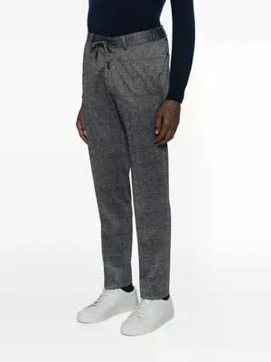 Karl Lagerfeld Textured Drawstring Trousers