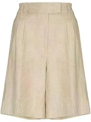 Remain Birger Christensen Kit Linen Bermuda Shorts