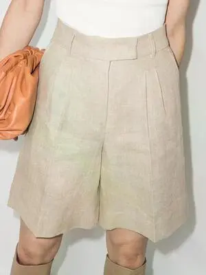 Remain Birger Christensen Kit Linen Bermuda Shorts