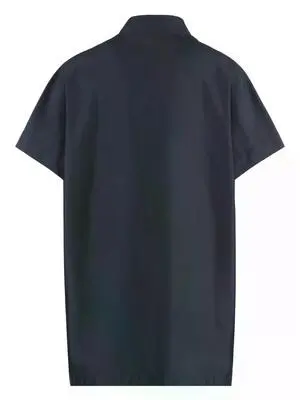 MOORER Short-sleeve Double-breasted Coat