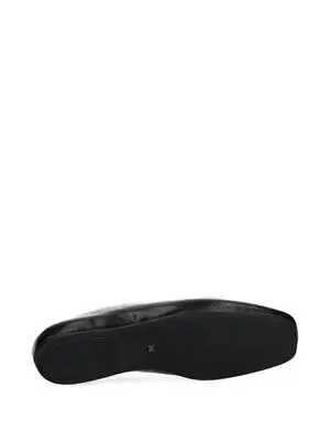 Jeffrey Campbell Leather Square-toe Flats