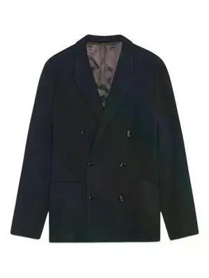 Nn07 Double-breasted Patch-pocket Jacket