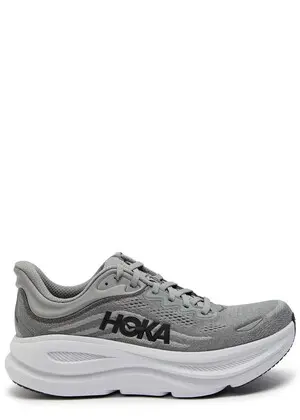 HOKA® Bondi 9 Mesh Sneakers - Grey