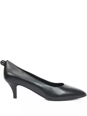 FERRAGAMO Leather Kitten-heel Pumps
