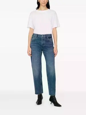 ANINE BING Gavin Frayed-hem Jeans