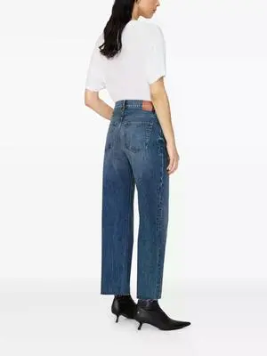 ANINE BING Gavin Frayed-hem Jeans