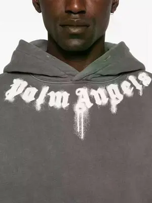 Palm Angels Logo-print Hoodie