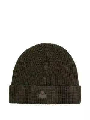 MARANT Ribbed Beanie - Green