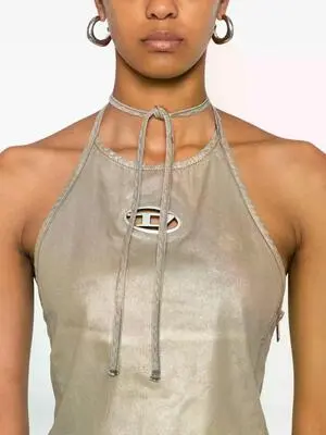 DIESEL Logo Halterneck Top