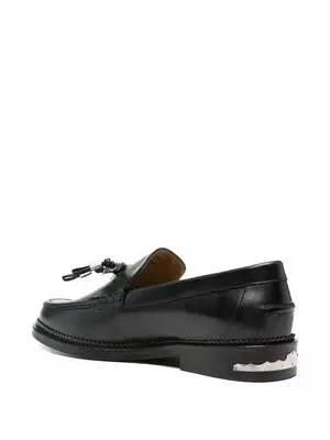 TOGA VIRILIS Tassel-embellished Leather Loafers