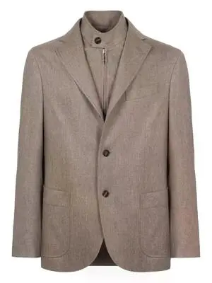 SLOWEAR Double-breasted Lapel Blazer