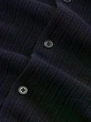 Nn07 Nolan Ribbed Shirt - Blue