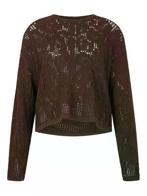 Roberto Cavalli Crochet-effect Sweater
