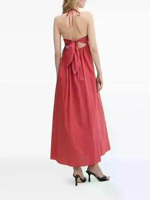 Liu Jo Halter-neck Tie-back Maxi Dress