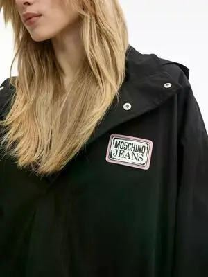 Moschino Logo-patch Hooded Jacket