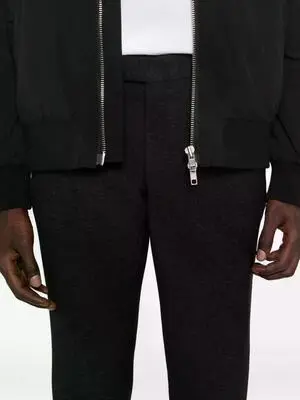 Karl Lagerfeld Textured Trousers With Side Pockets