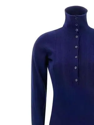 TOM FORD Ribbed-knit Maxi Dress - Blue