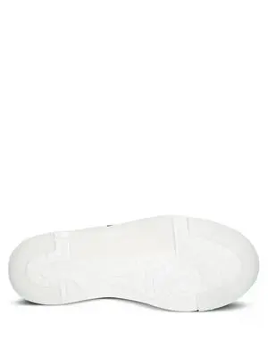Philipp Plein Logo-plaque Perforated Sneakers - White
