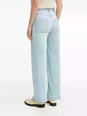 Dkny Wide-leg Jeans With Pockets