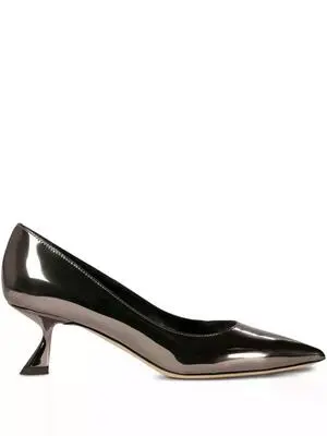 NINALILOU Metallic Leather Pumps