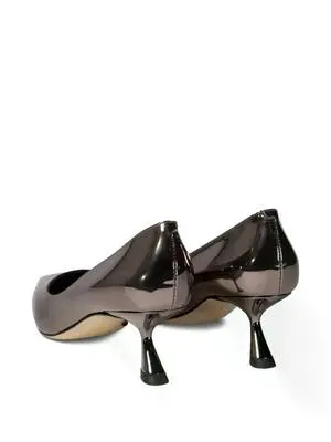 NINALILOU Metallic Leather Pumps
